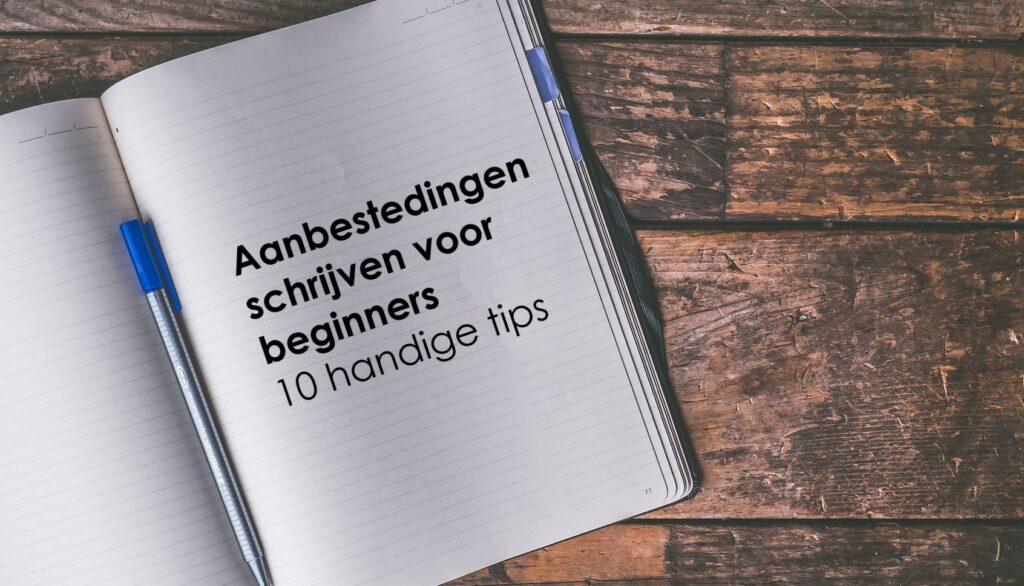 Aanbestedingen schrijven | 10 tips voor beginners | Wedobids